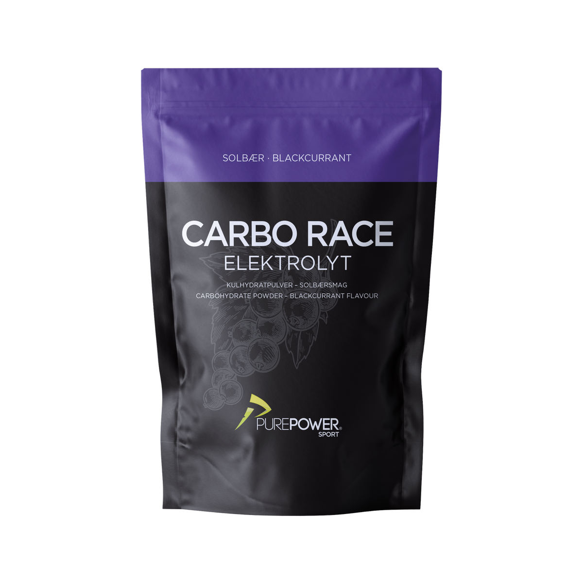 Carbo Race Elektrolyt Solbær 1 kg – PurePowerAtleter