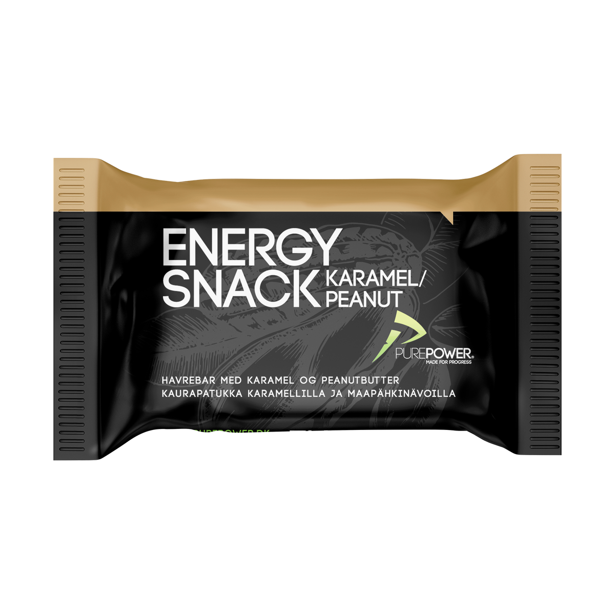 Energy Snack Karamel Peanut 60 g – PurePowerAtleter
