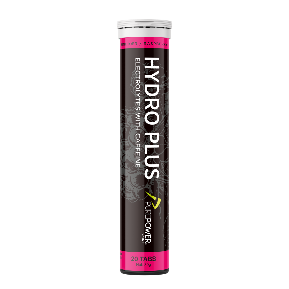 Hydro Plus Hindbær 20 tabs – PurePowerAtleter